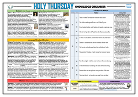 Holy Thursday - Songs of Innocence - Knowledge Organiser! | Teaching ...