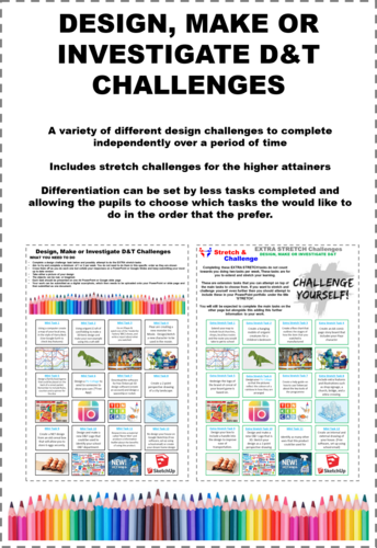 Design, Make or Investigate D&T Challenges | Teaching Resources