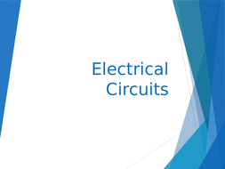WJEC 1.1 (Triple) / 3.1 (Double) Electrical Circuits whole topic ppt ...
