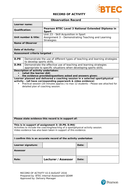 BTEC Level 3 Sport - Unit 23: Skill Acquisition | Teaching Resources