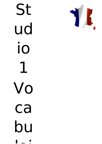 Studio 1 Vocabulary Booklet Modules 1-5 | Teaching Resources