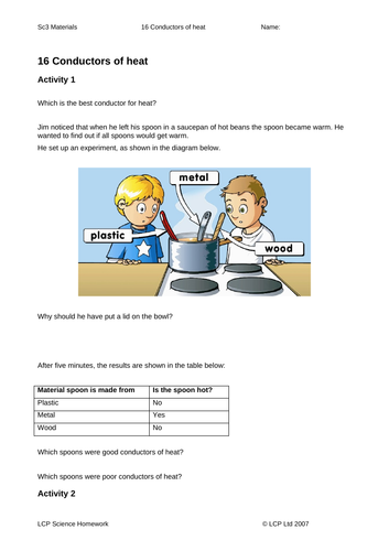 Year 5/6 Science Homework - Full pack | Teaching Resources
