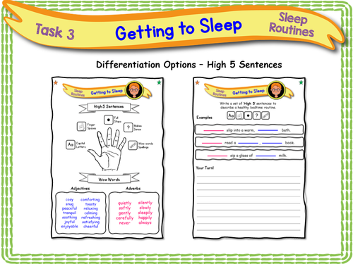 Sleep - KS1 PSHE | Teaching Resources