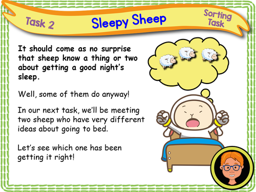 Sleep - KS1 PSHE | Teaching Resources