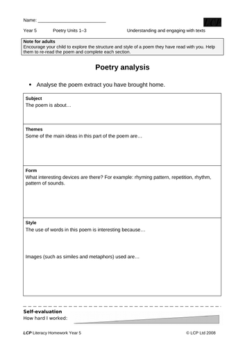 Year 5 Literacy/English Mini Home Learning Pack (Coronavirus ...