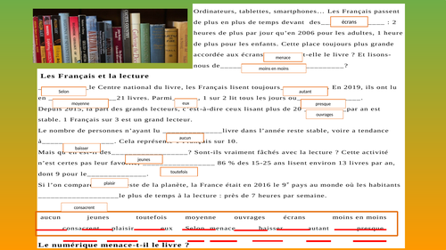 Video with worksheet activities and PPT on Books vs E-books | Teaching ...