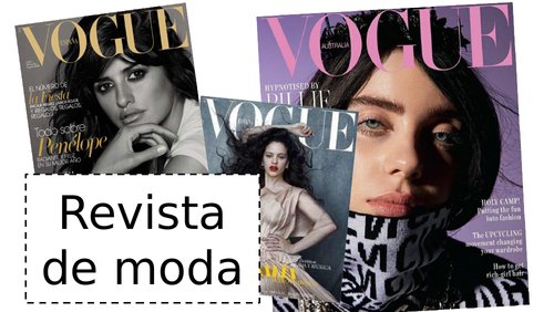 Revista de moda - Spanish clothes project - La ropa - KS3 | Teaching ...