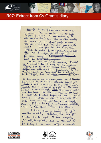 Celebrate the Life and Work of Cy Grant | Teaching Resources