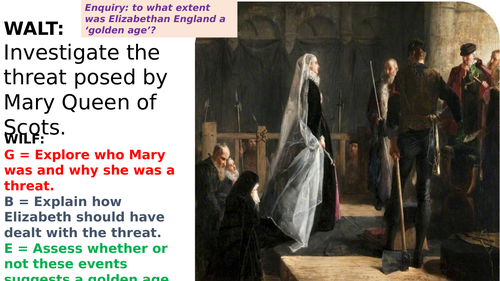 Mary Queen of Scots - Elizabethan England | Teaching Resources