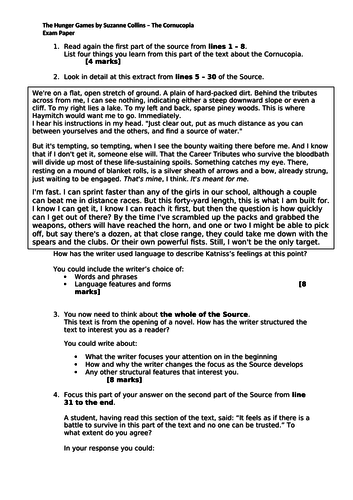 AQA GCSE English Paper 1 Extracts | Teaching Resources