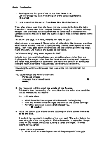 AQA GCSE English Paper 1 Extracts | Teaching Resources