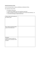 GCSE MEDIA NEA - EDUQAS 2021 Submission | Teaching Resources