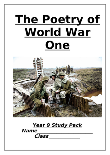 WW1/WW2 English scheme of work | Teaching Resources