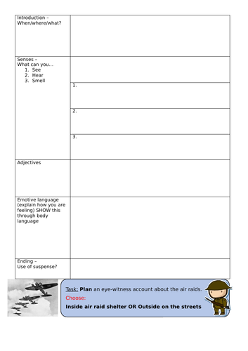 WW1/WW2 English scheme of work | Teaching Resources