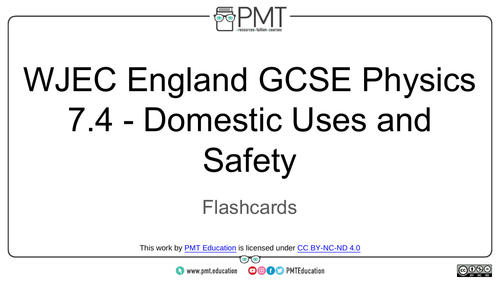 WJEC England/ Eduqas GCSE Physics Flashcards | Teaching Resources WJEC England/ Eduqas GCSE Physics Flashcards | Teaching Resources