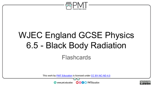 WJEC England/ Eduqas GCSE Physics Flashcards | Teaching Resources WJEC England/ Eduqas GCSE Physics Flashcards | Teaching Resources