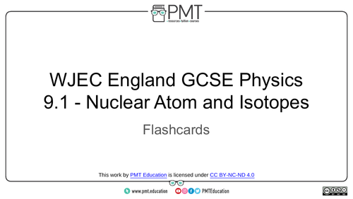 WJEC England/ Eduqas GCSE Physics Flashcards | Teaching Resources WJEC England/ Eduqas GCSE Physics Flashcards | Teaching Resources