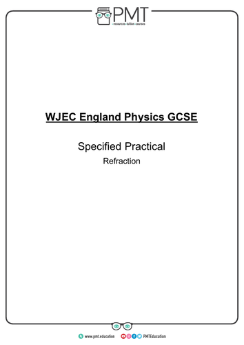 WJEC England/ Eduqas GCSE Physics Practical Notes | Teaching Resources WJEC England/ Eduqas GCSE Physics Practical Notes | Teaching Resources