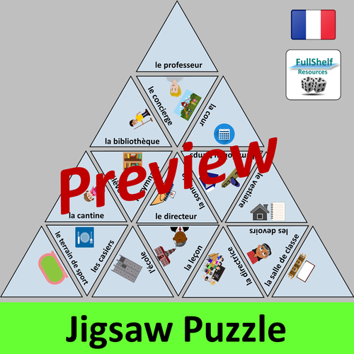 French School Vocabulary Games | Teaching Resources