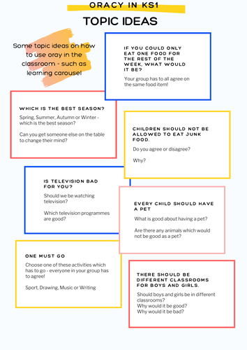 KS1 Oracy | Teaching Resources