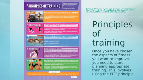 Level 2 BTEC Sport - Unit 1 - Principles of training lesson powerpoint ...