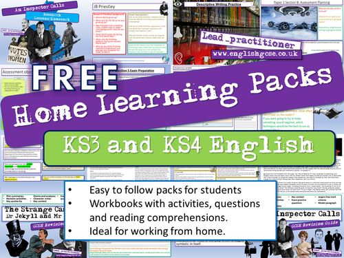 English Home Learning | Teaching Resources