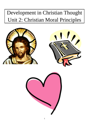 Christian Moral Principles Workbook and Power Points | Teaching Resources