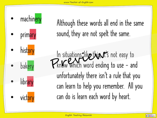 Common Word Endings 2 | Teaching Resources