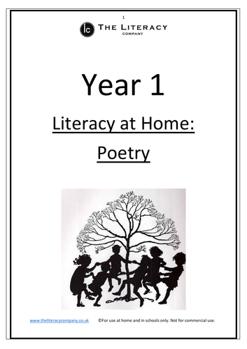 Year 1 - Literacy Learning from Home: Poetry | Teaching Resources