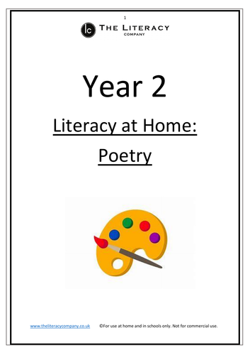 Year 2 - Literacy Learning from Home: Poetry | Teaching Resources