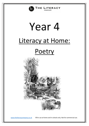 Year 4 - Literacy Learning from Home: Poetry | Teaching Resources