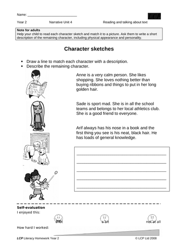 Year 2 Literacy/English Home Learning Pack (50 sheets) including ...