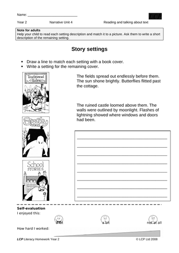 Year 2 Literacy/English Home Learning Pack (50 sheets) including ...