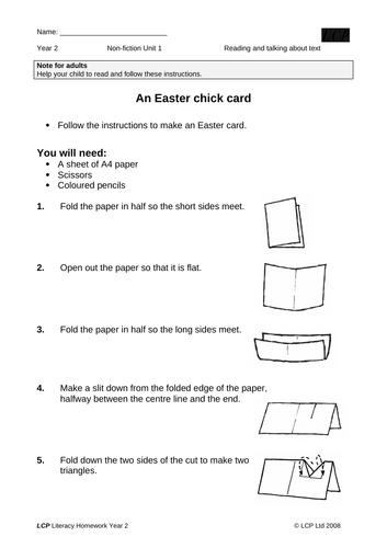 Year 2 Literacy/English Home Learning Pack (50 sheets) including ...