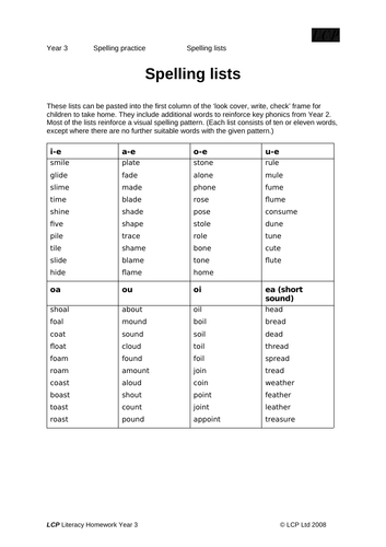 Year 3 English/Literacy Full Home Learning Pack (46 sheets) including ...