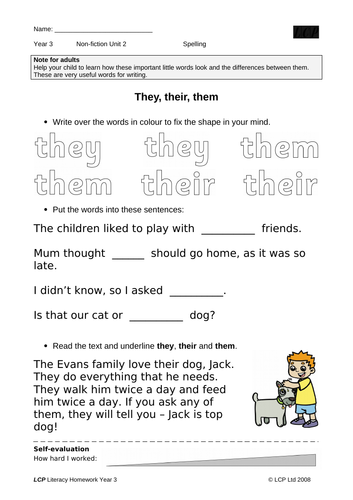 Year 3 English/Literacy Full Home Learning Pack (46 sheets) including ...