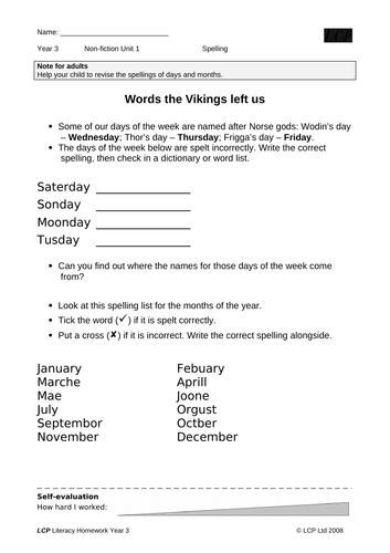 Year 3 English/Literacy Full Home Learning Pack (46 sheets) including ...