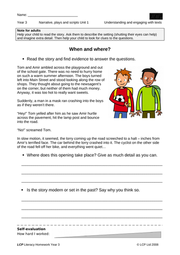 Year 3 English/Literacy Full Home Learning Pack (46 sheets) including ...