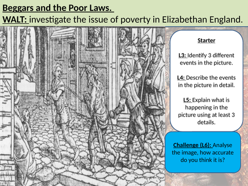Elizabethan poverty | Teaching Resources