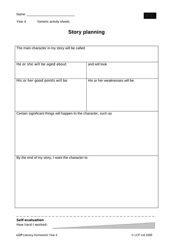 Year 4 English/ Literacy Home Learning Pack (48 sheets) including ...