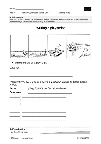 Year 4 English/ Literacy Home Learning Pack (48 sheets) including ...