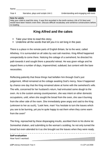 Year 4 English/ Literacy Home Learning Pack (48 sheets) including ...