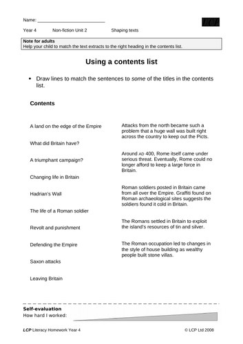 Year 4 English/ Literacy Home Learning Pack (48 sheets) including ...