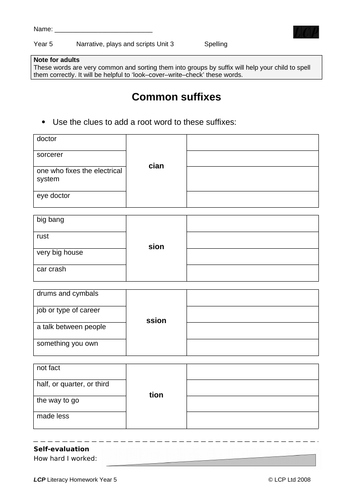 Year 5 English/Literacy Home Learning Pack (44 sheets) includes ...