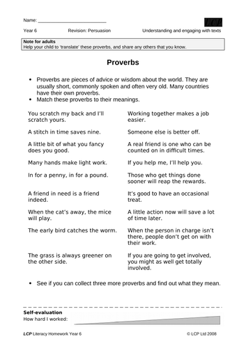 Year 6 English/Literacy Home Learning Pack (46 sheets) including ...