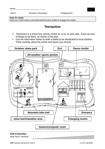 Year 6 English/Literacy Home Learning Pack (46 sheets) including ...