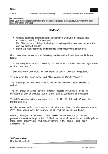 Year 6 English/Literacy Home Learning Pack (46 sheets) including ...