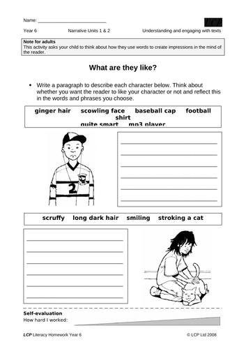 Year 6 English/Literacy Home Learning Pack (46 sheets) including ...