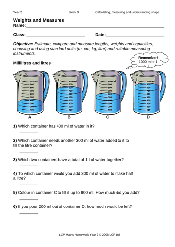 Year 2 Maths Home Learning Pack ( 39 sheets) including Parental ...