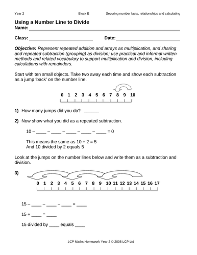 Year 2 Maths Home Learning Pack ( 39 sheets) including Parental ...